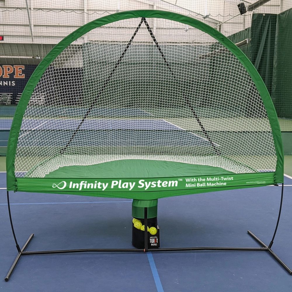 Infinity Play System for Tennis & Pickleball w Multi-Twist Mini Ball ...