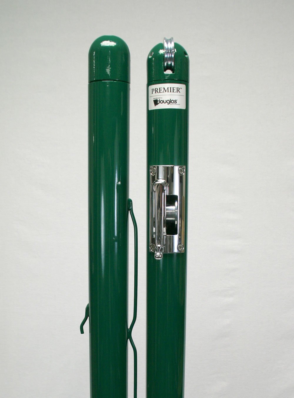 Douglas Premier™ RD-36 Pickleball Posts 3" OD (Green), 36" Above Ground ...